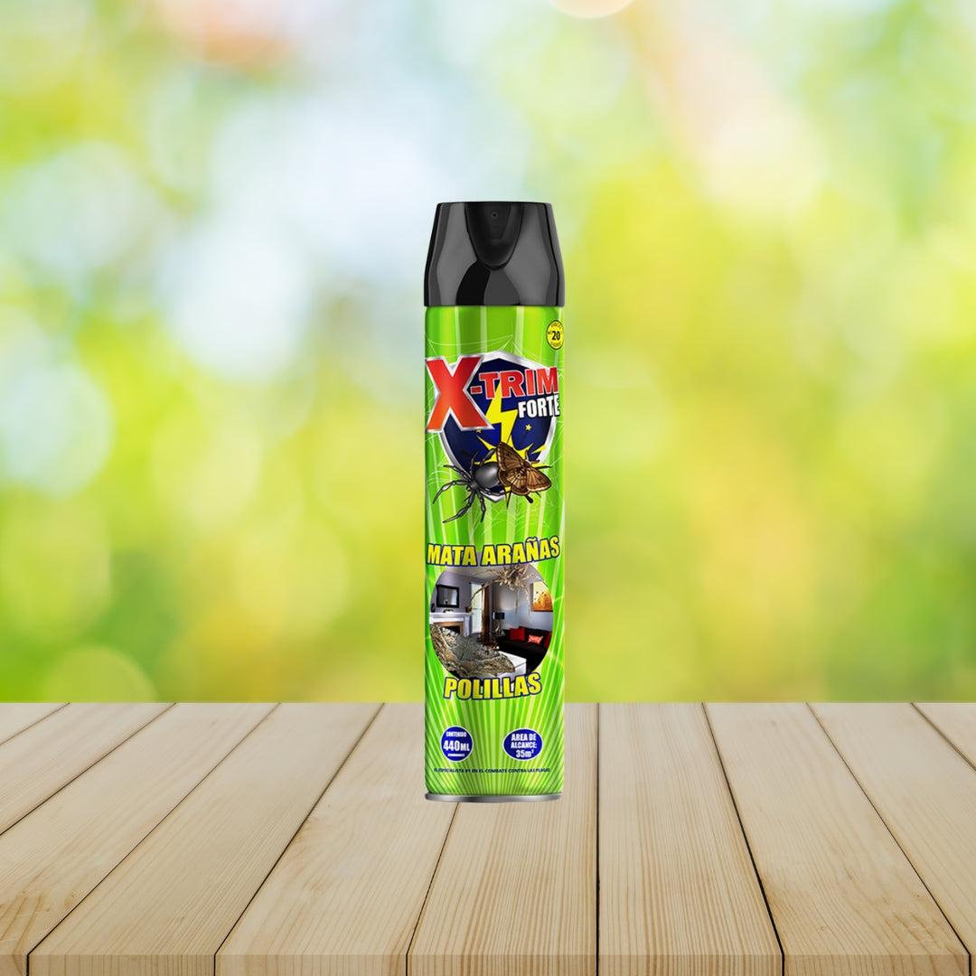 Caja X-TRIM FORTE Mata Arañas Y Polillas Aerosol 440 ml 12 uds ...