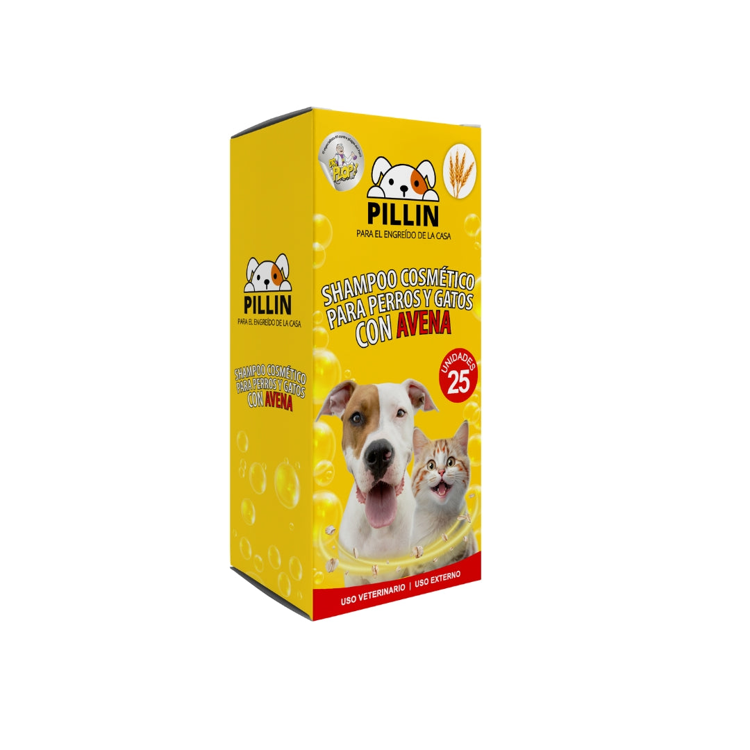 Sachet PILLIN Shampoo Para Perros y Gatos Con Avena 25 uds – Deliveryplop